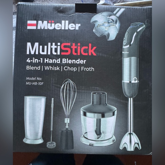 Mueller | Kitchen | Mueller Multistick 80w 4in Immersion Blender ...